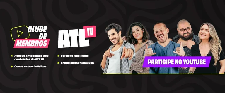 Seja assinante da ATL TV e tenha acesso a conteúdos exclusivos da Rede Atlântida no YouTube