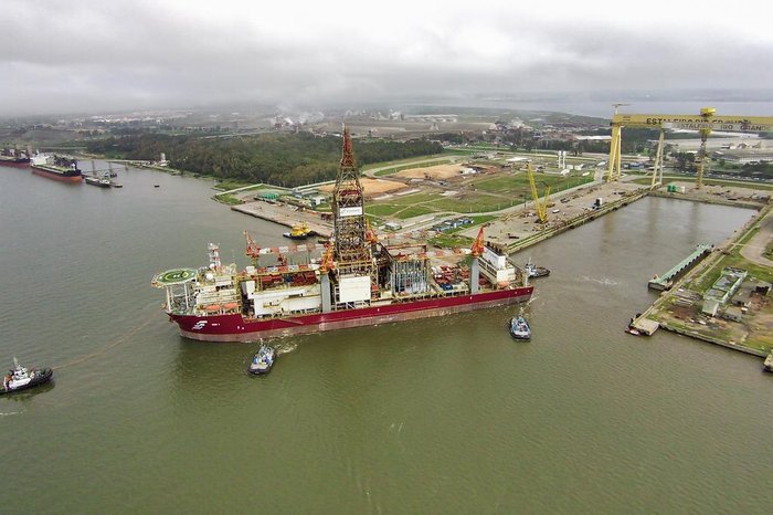 Estaleiro Rio Grande conclui reparo em navio de perfuração de poços ...