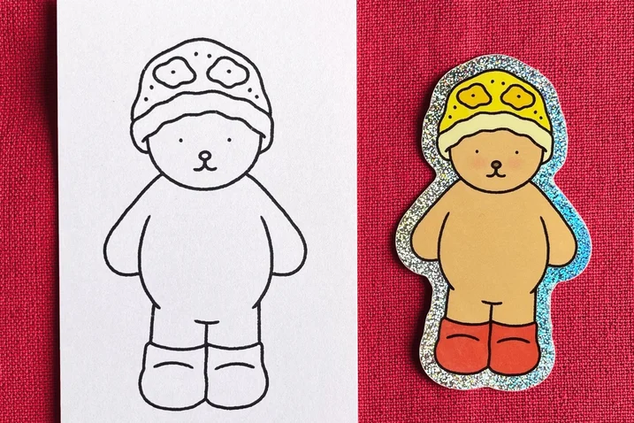 Como desenhar os Bobbie Goods? Passo a passo ensina a reproduzir ...