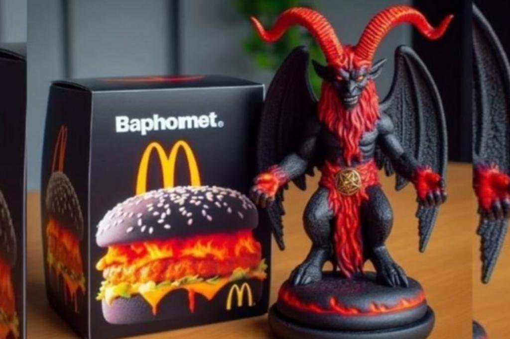 Sanduíche Baphomet? Falso “hambúrguer do diabo” viraliza nas redes ...