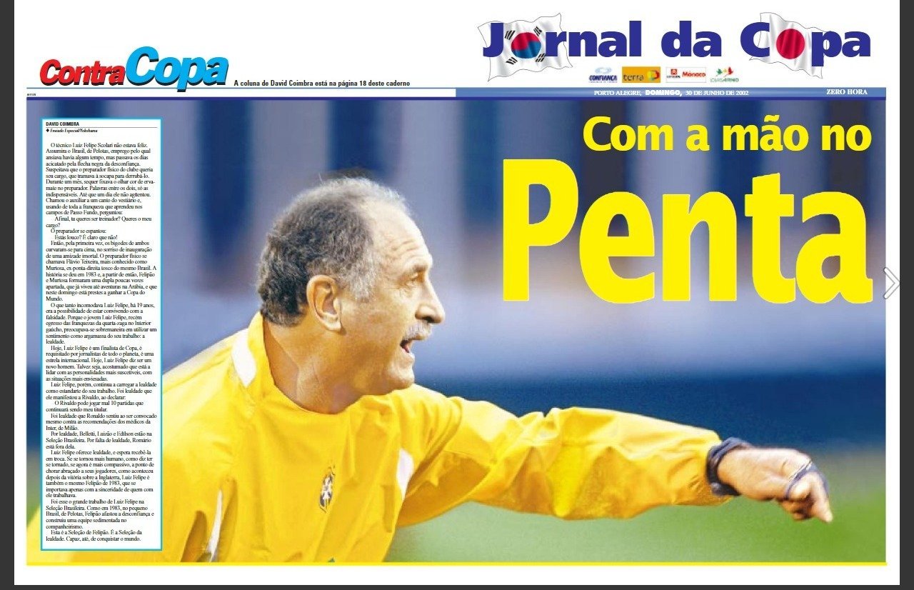 Leia na íntegra a edição do Jornal da Copa sobre a final entre Brasil e ...