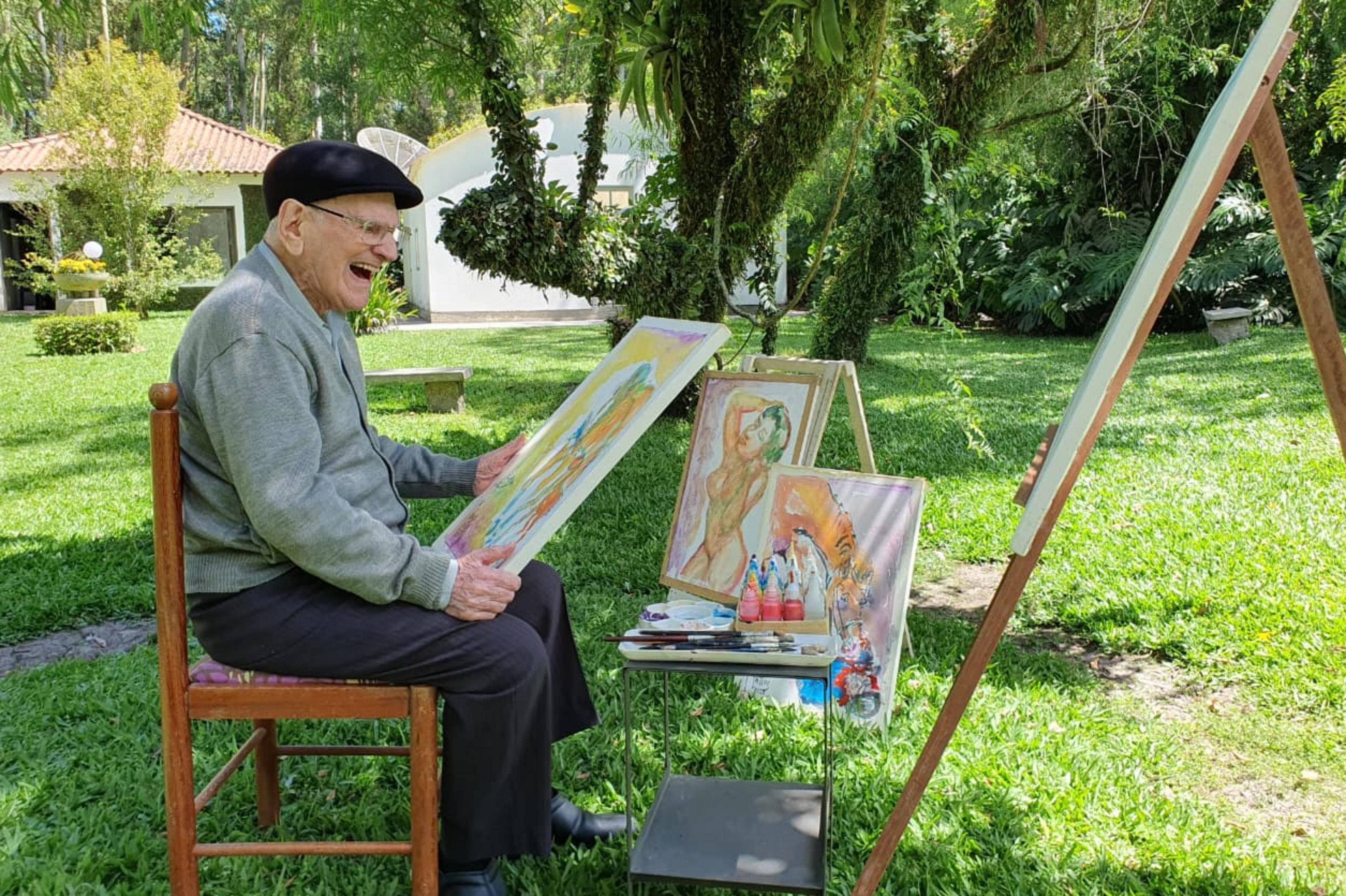 Aos 101 anos, Mário Mattos celebra aniversário com mostra no interior ...