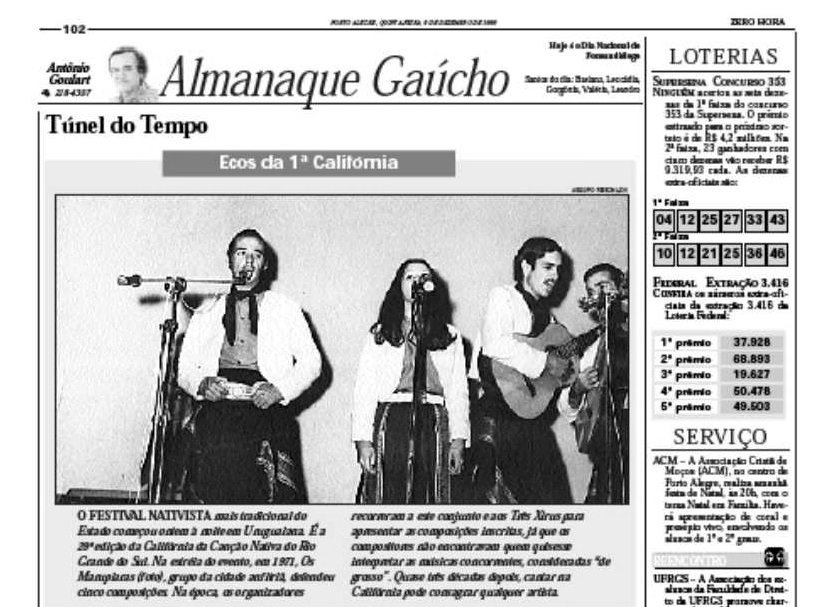 Como surgiu uma seção de Zero Hora de enorme popularidade | GZH