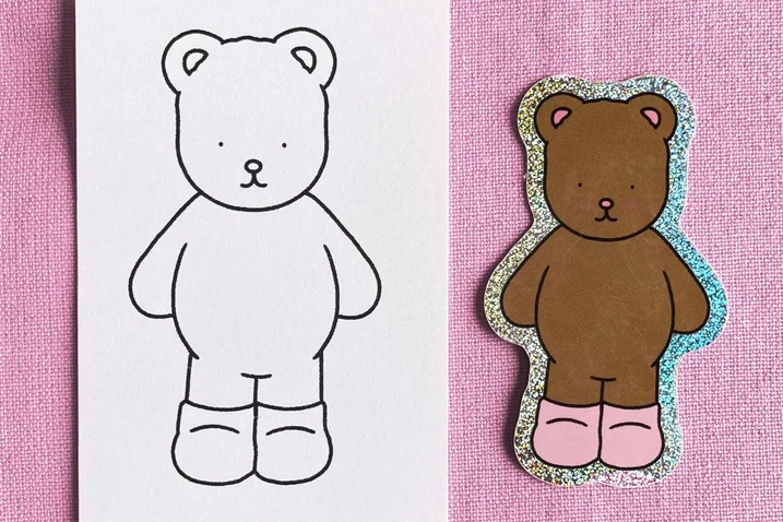 Como desenhar os Bobbie Goods? Passo a passo ensina a reproduzir ...