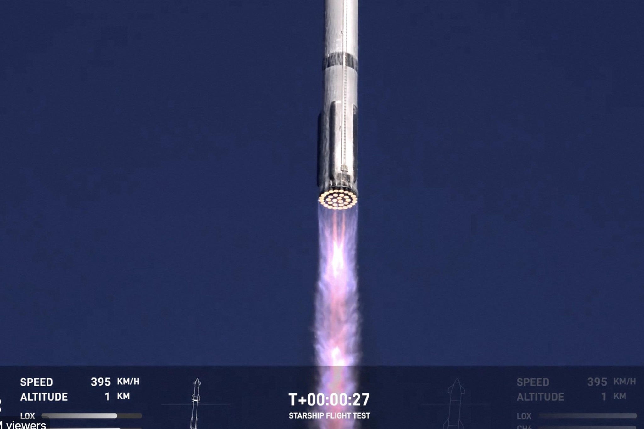 SpaceX recupera propulsor da Starship em segundo voo bem-sucedido | GZH