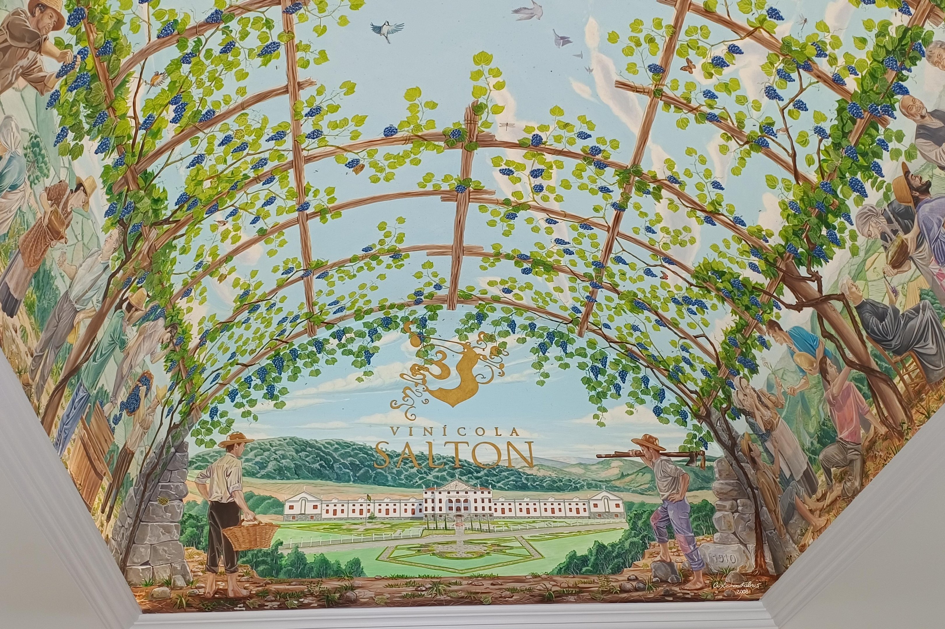 Obra de artista sacro de Guaporé é atração à parte na Vinícola Salton | GZH