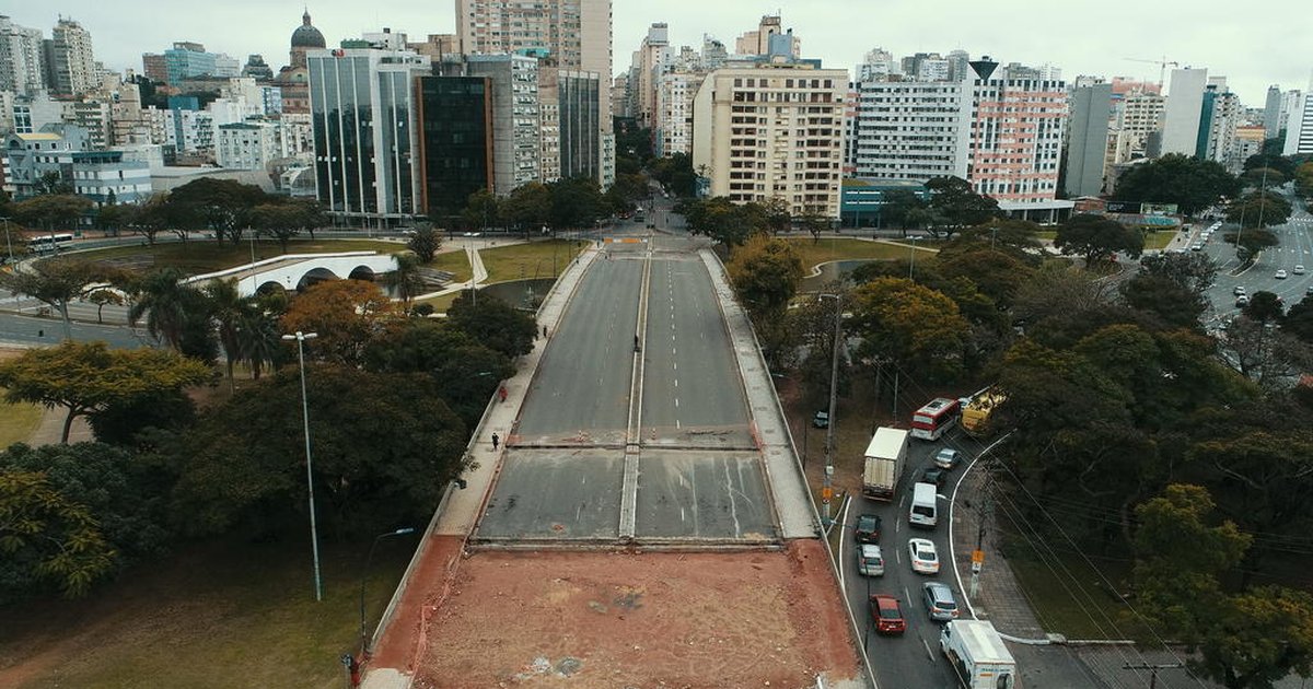 Viaduto Dos Açorianos Em Porto Alegre Passará Por Macaqueamento No