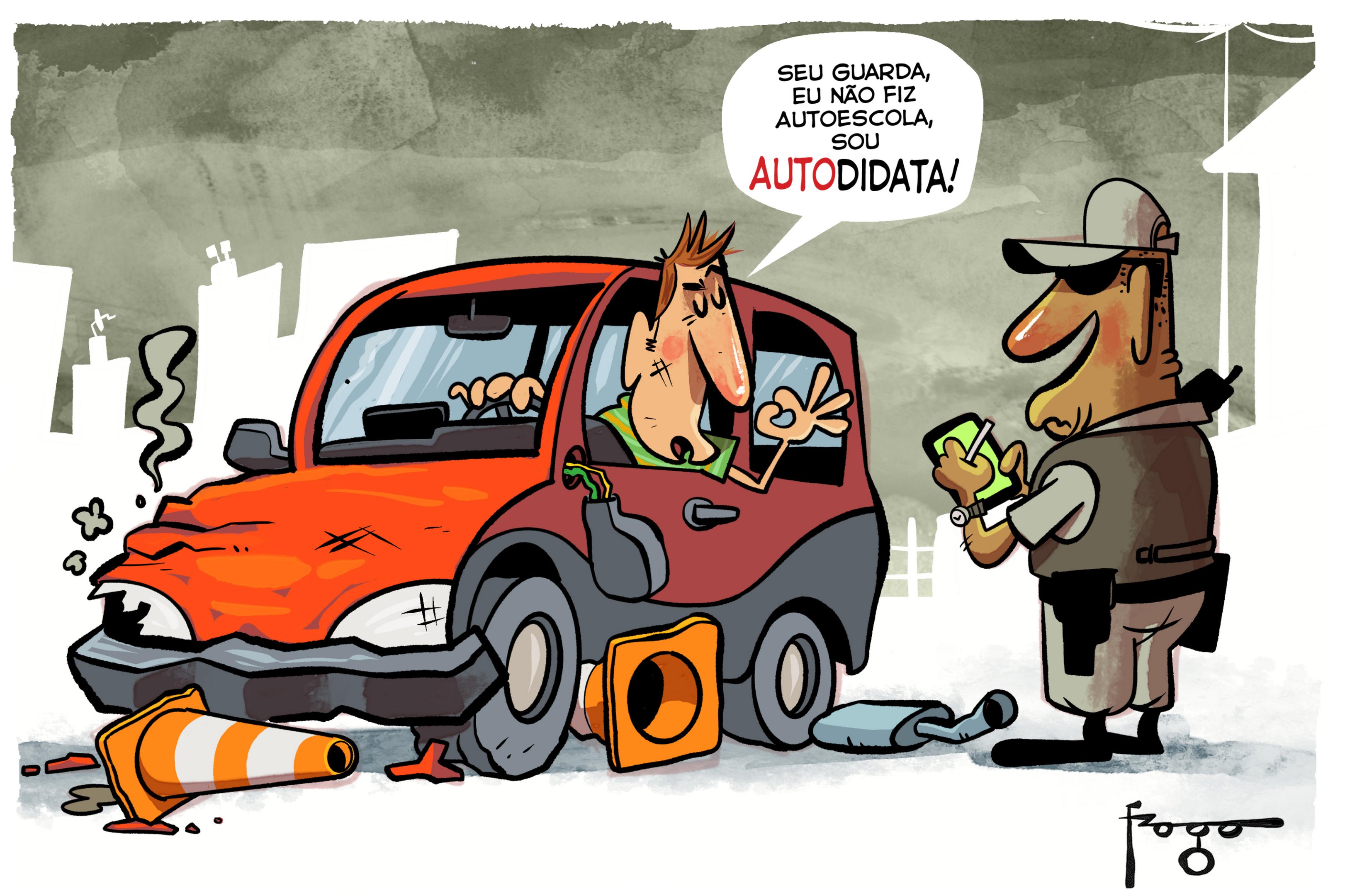 Gilmar Fraga: seu guarda, eu não fiz autoescola... | GZH