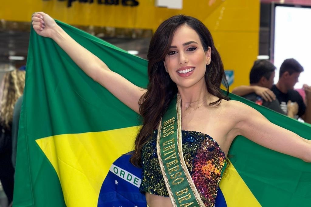 Miss Brasil Mia Mamede embarca para os EUA rumo ao Miss Universo | Donna