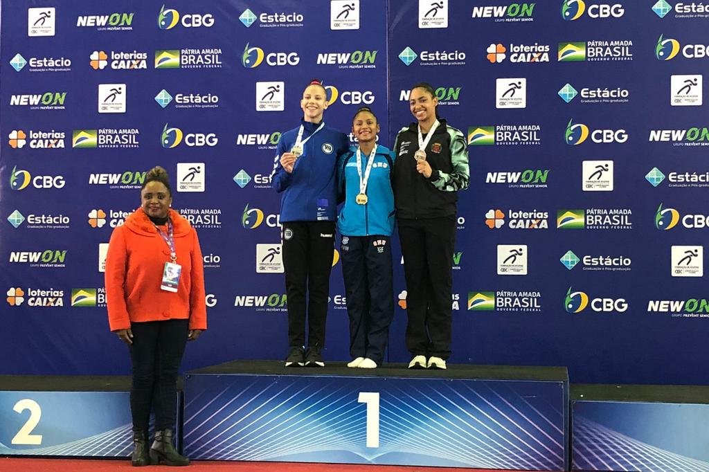 Andreza de Lima leva o ouro no solo no Troféu Brasil de Ginástica ...