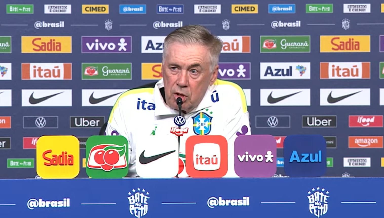 Ancelotti faz mistério sobre o time titular da Seleção Brasileira ...