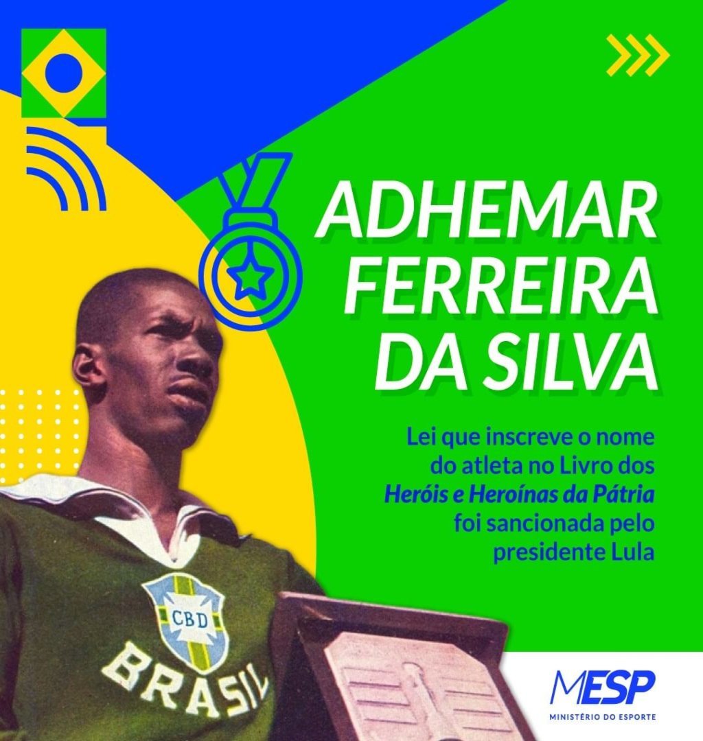 Adhemar Ferreira da Silva, bicampeão olímpico de atletismo, se torna ...