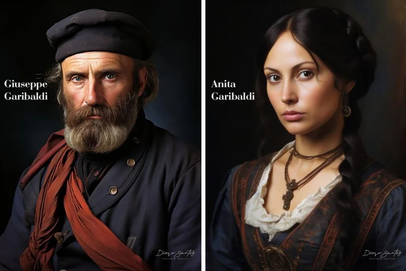 Giuseppe Garibaldi E Anita