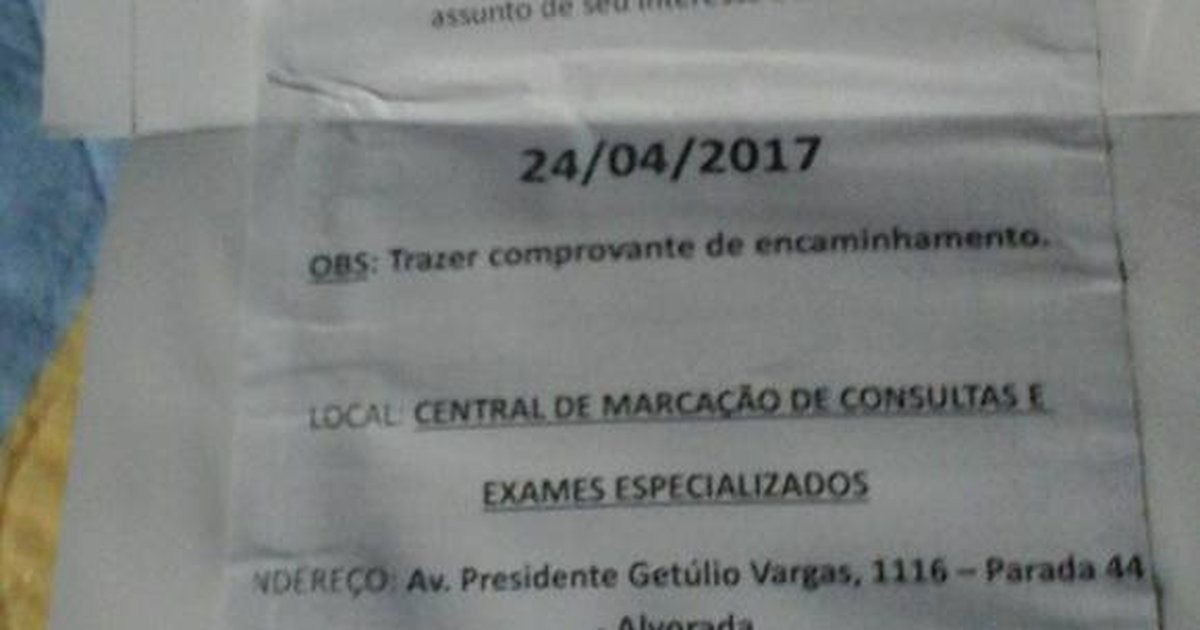 Sus Solicita Agendamento De Exame Sete Anos Após Morte De Paciente Gzh