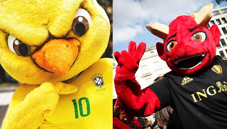 Canarinho Pistola x Cramunhãozinho: o duelo de mascotes de Brasil e ...