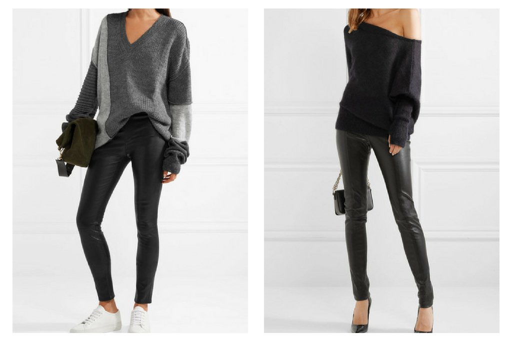 Legging de couro: como montar looks para usar a peça no escritório ou ...