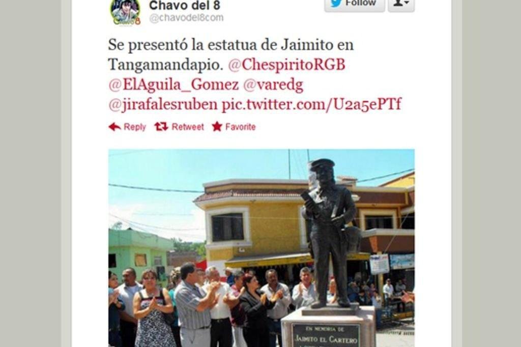 Carteiro Jaiminho, do seriado Chaves, ganha estátua em Tangamandápio ...