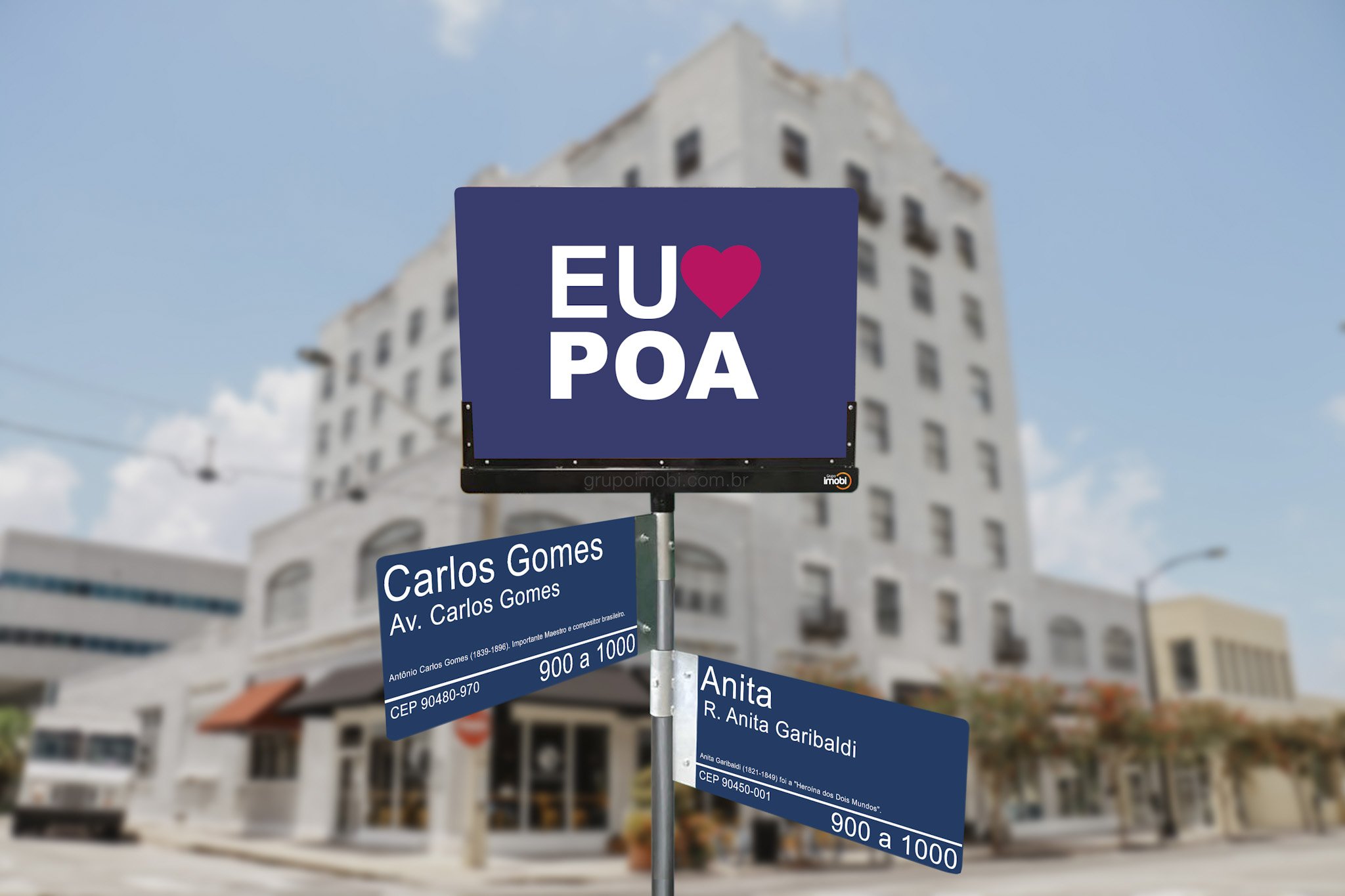 Prefeitura divulga nova identidade visual das placas de rua de Porto ...