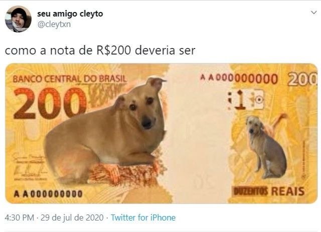 Internet reage a lançamento de nota de R$ 200; veja memes | GZH