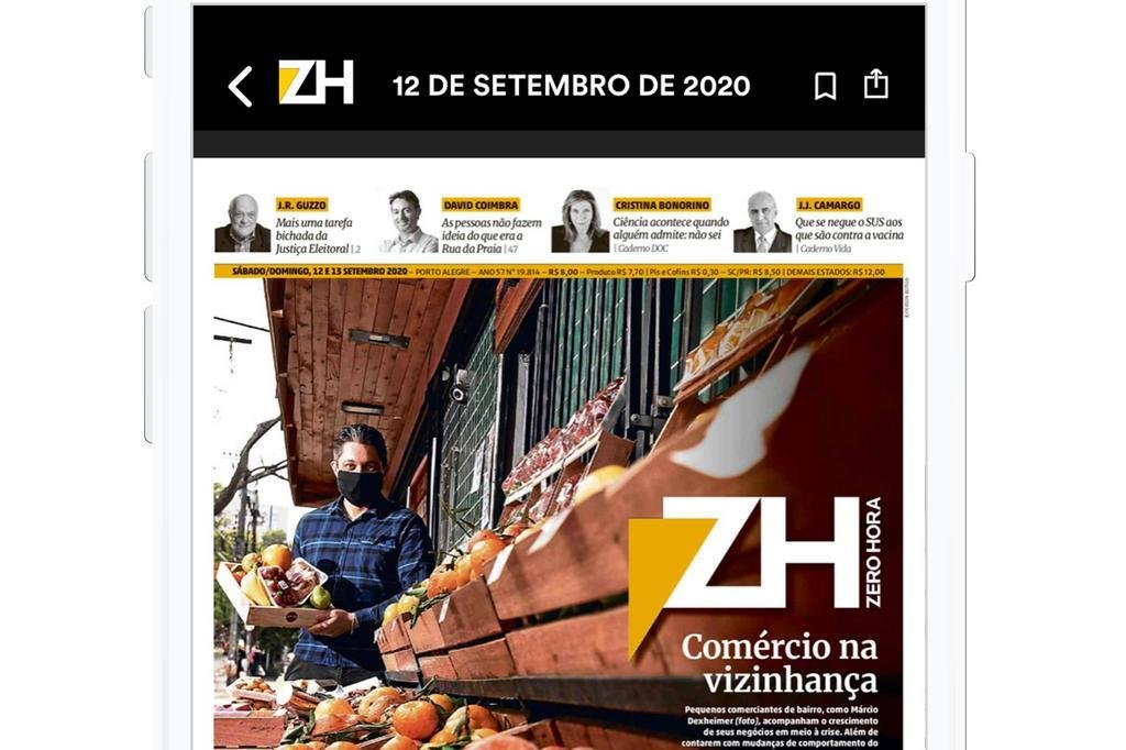 Aplicativo de GZH passa a contar com edições de Zero Hora; veja como ...