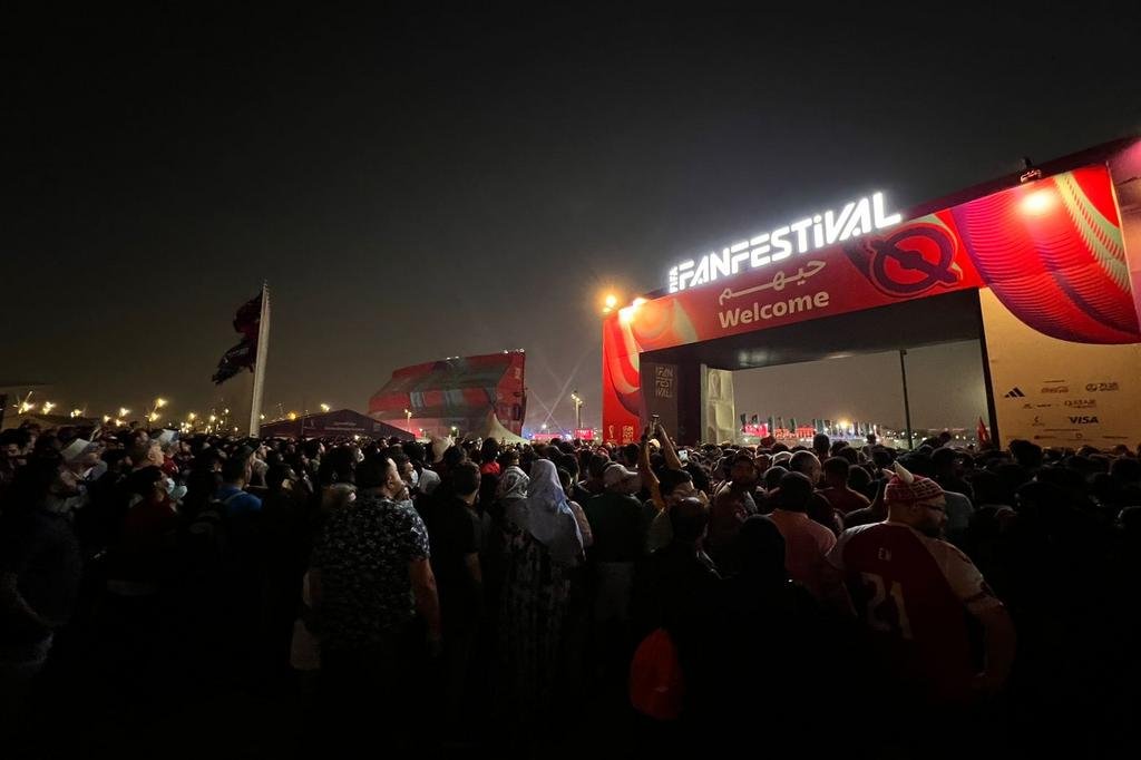 Tumultos marcam entrada na Fan Festival da Copa, em Doha | GZH